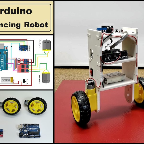 Arduino two weel self Balancing Robot | Hackaday.io