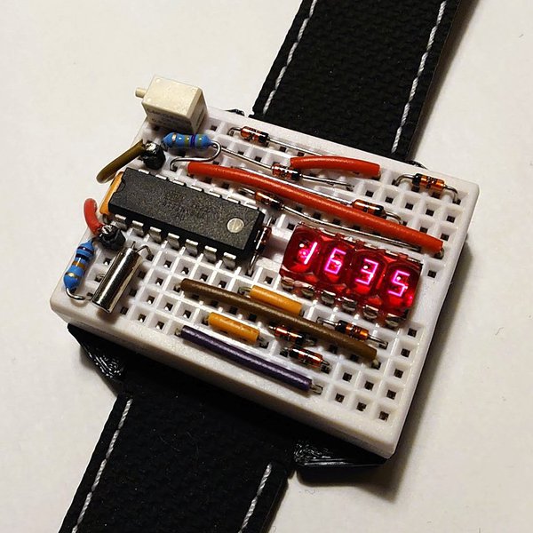 Breadboard Wristwatch | Hackaday.io