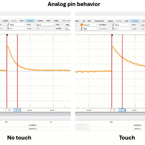 IO-touch: every IO pin is a capacitive sensor | Hackaday.io