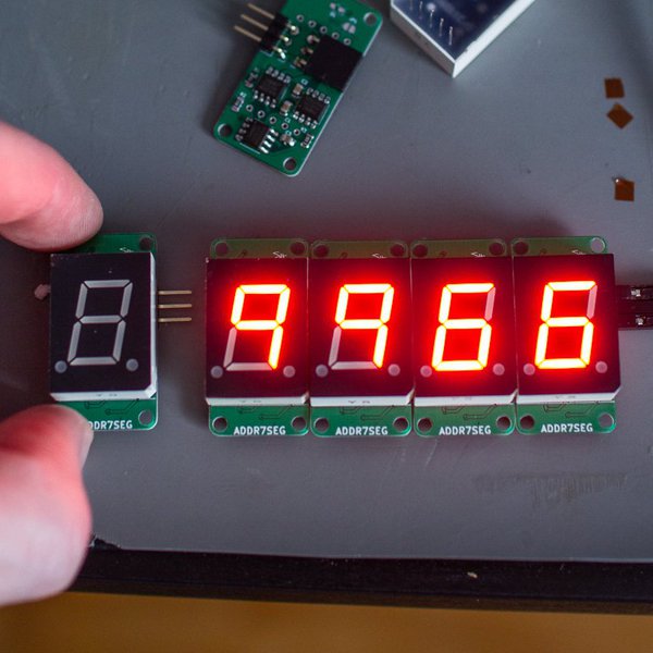 Addressable 7-Segment Displays | Hackaday.io
