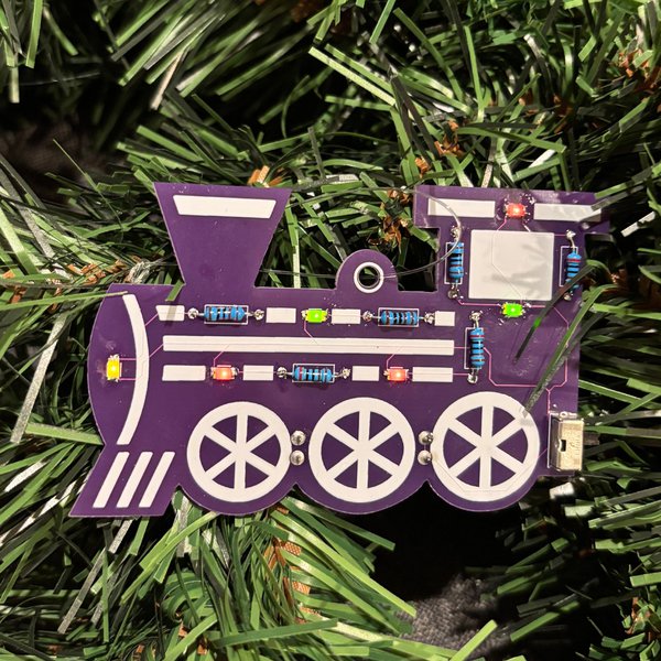 PCB Train Ornament | Hackaday.io