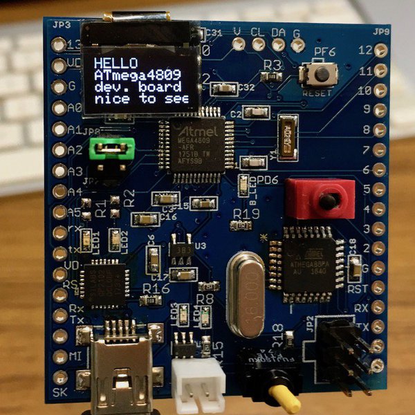 ATMega4809 developing board project | Hackaday.io