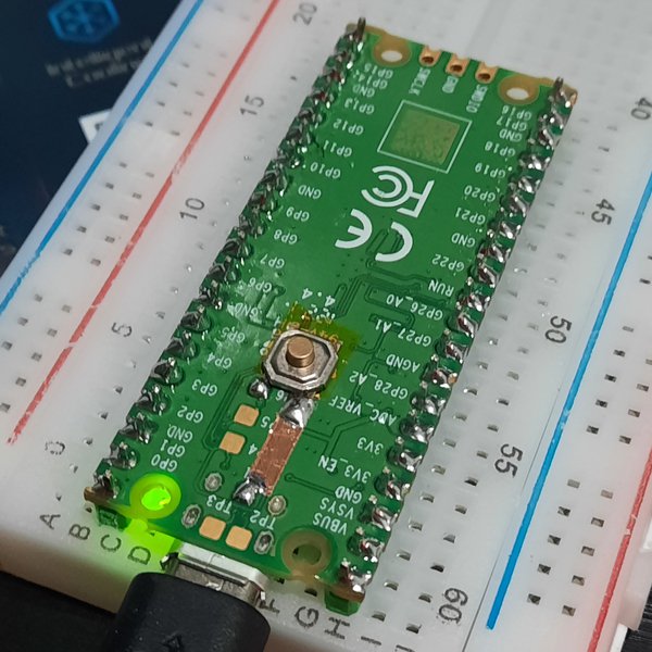 pi pico hack solder pins use TP button | Hackaday.io