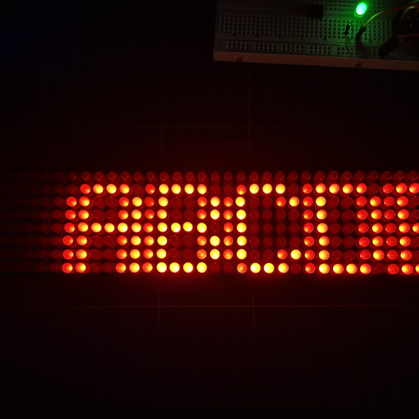 Led Scroller Matrix atmega48-based | Hackaday.io