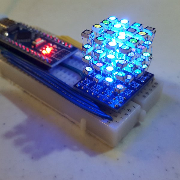 The World's Tiniest 4x4x4 RGB LED Cube | Hackaday.io