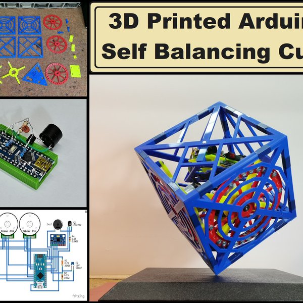 Arduino 3D Printed self Balancing Cube | Hackaday.io