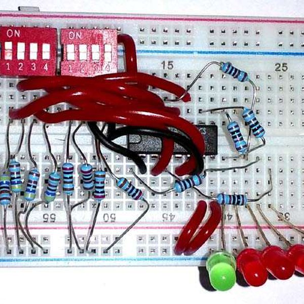 Full-Adder Using 74LS283N | Hackaday.io