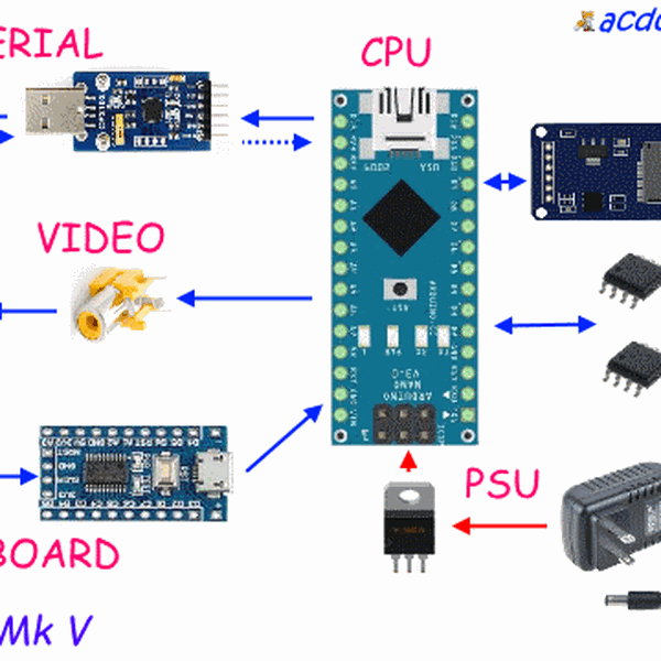 Homebrew CP/M-computer powered by Arduino Nano | Hackaday.io