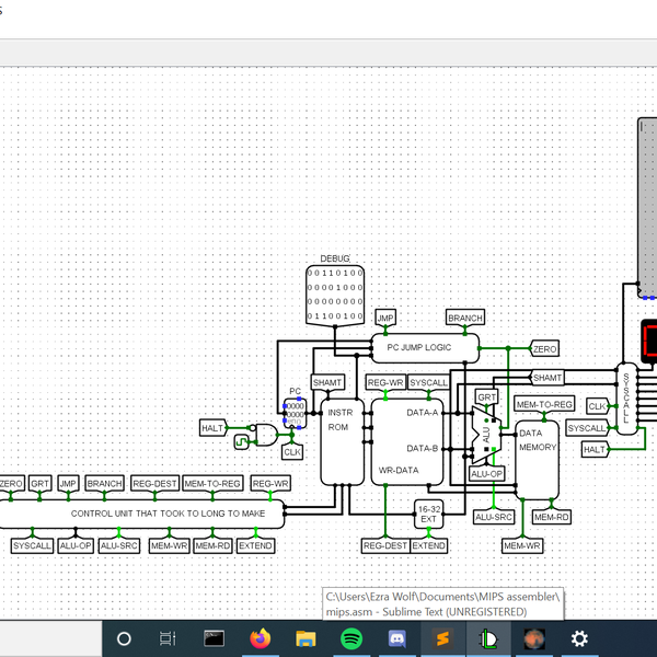 MIPS32 Built in Logisim-ITA | Hackaday.io