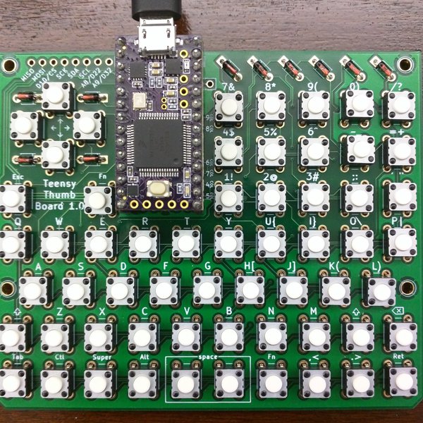 Teensy Thumb Keyboard | Hackaday.io