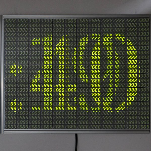 7,200-segment, 1,152-digit 7-seg display | Hackaday.io