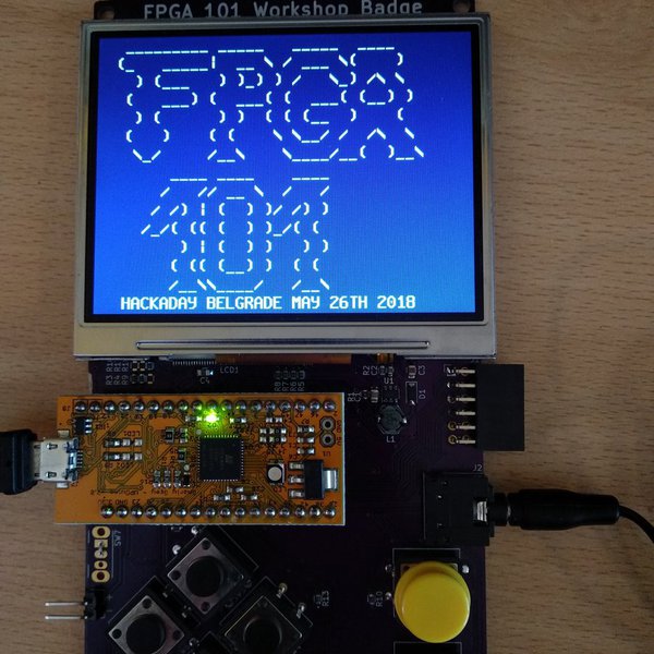 FPGA 101 Workshop Badge | Hackaday.io