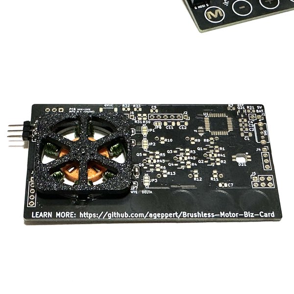 Brushless Motor and Driver Business Card Kit | Hackaday.io