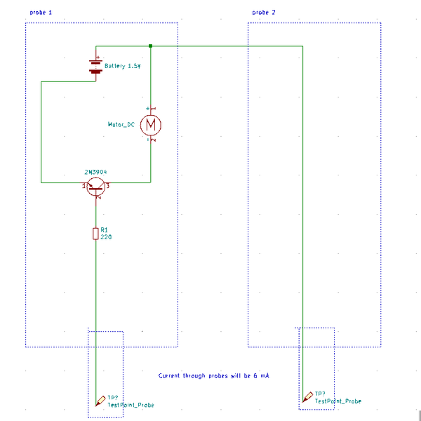 Continuity tester using mobile motor | Hackaday.io