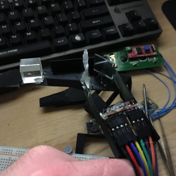 Adafruit Feather BT Holo-HUD (aka Scroogle Glass) | Hackaday.io