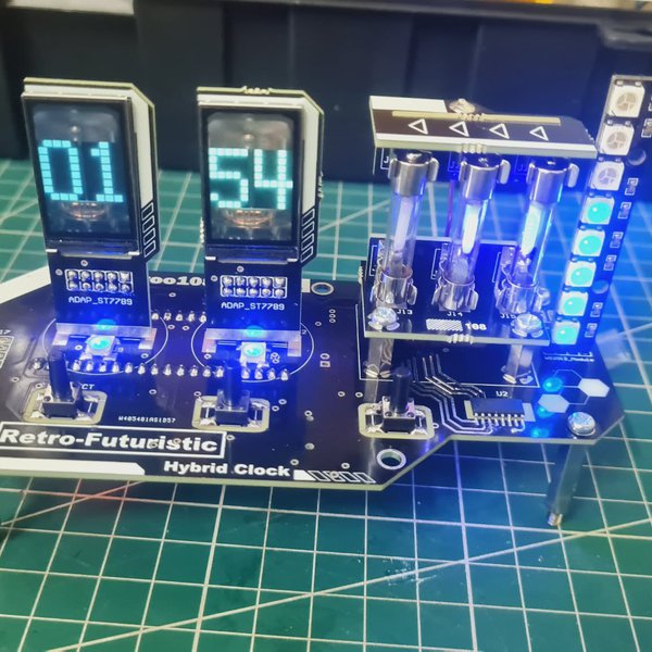 Retro-Futuristic Hybrid Clock | Hackaday.io