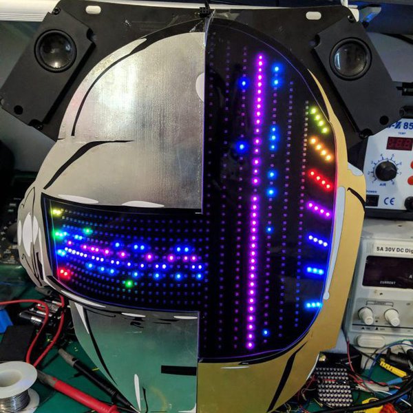 DC30 Big Fucking Daft Punk Badge | Hackaday.io