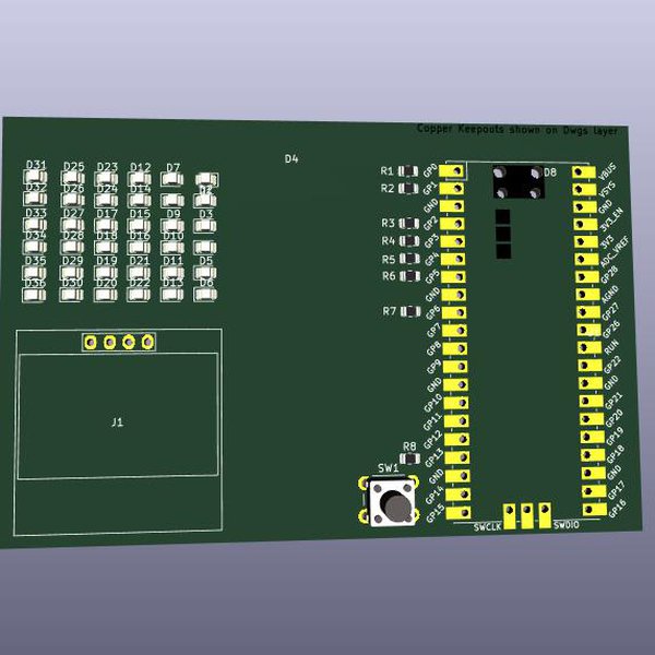 Charlieplexing Pi Pico business card | Hackaday.io Charlieplexing Pi Pico business card | Hackaday.io