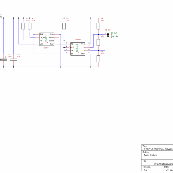 NodeMCU Web UI for RS-485 curtain motors | Hackaday.io