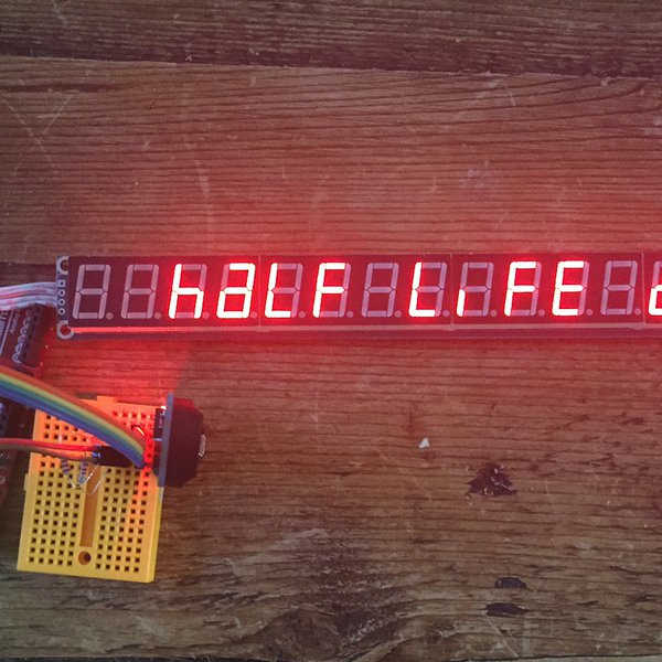 My Half Life Clock | Hackaday.io