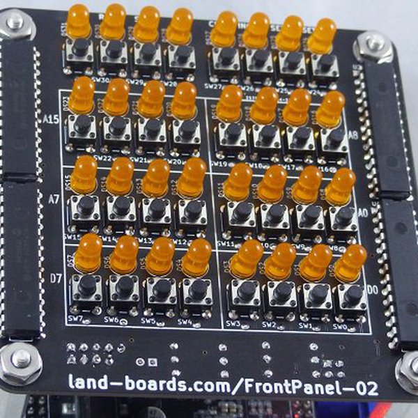8 Bit Computer Front Panel | Hackaday.io