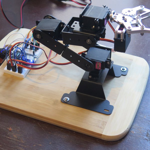 Robot Arm with Web Page HMI | Hackaday.io