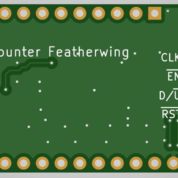 8-bit Counter Featherwing | Hackaday.io