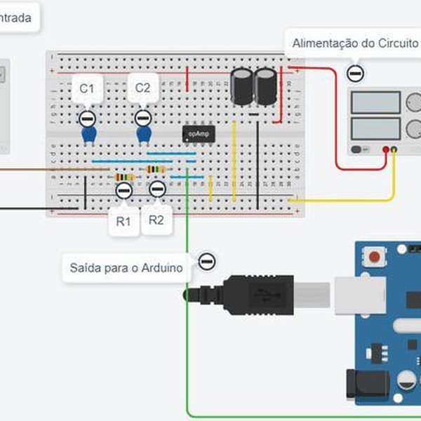 Active Low Pass Filter Rc Applied In Projects With 1684