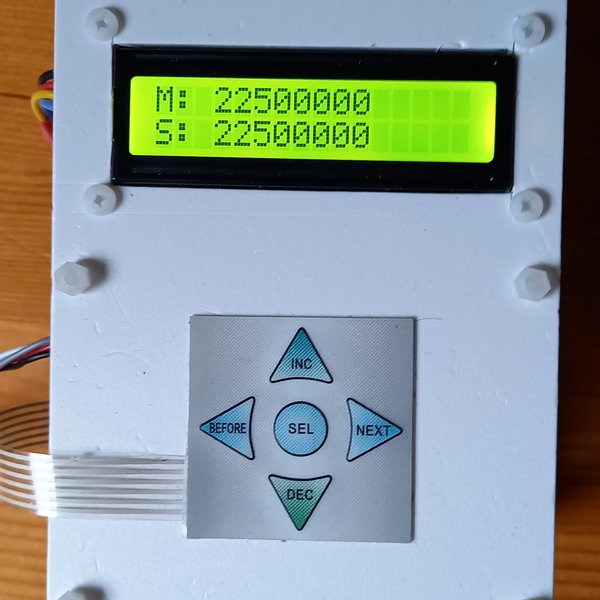AD9851 with frequency correction | Hackaday.io