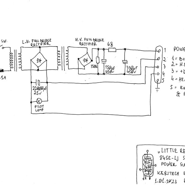 Keritech "Little Red Devil" Single-Ended EL84 Amp | Hackaday.io
