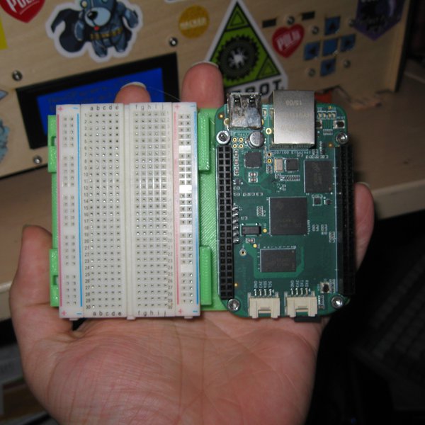 Beaglebone Black and Breadboard Plate | Hackaday.io