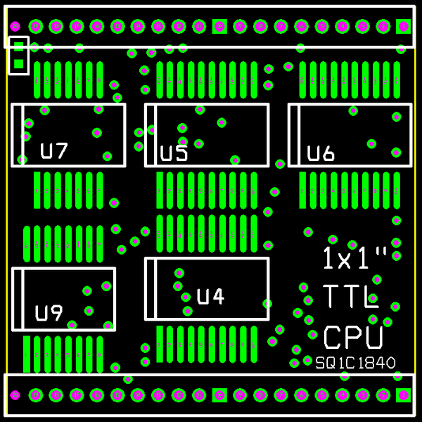 1 Square Inch TTL CPU | Hackaday.io