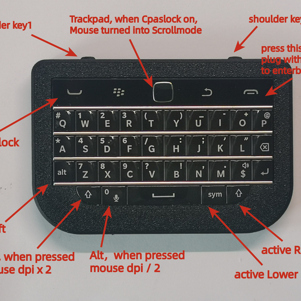 A supermini USB BBQ20 keyboard | Hackaday.io