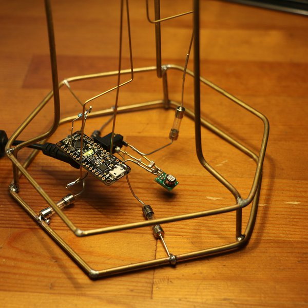 Circuit Sculpture Touch Lamp with PCB shade | Hackaday.io
