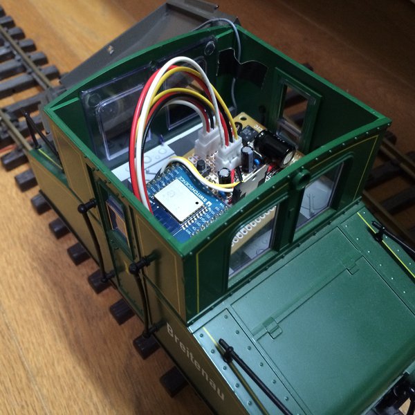 Remote control of G-gage train model by ESP8266 | Hackaday.io