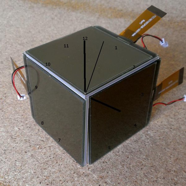 Cube clock | Hackaday.io