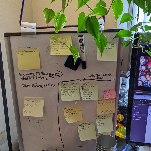 Whiteboard hung from ceiling | Hackaday.io