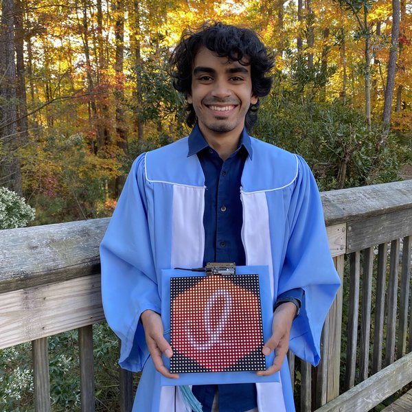 LED Matrix Grad Cap for Charity | Hackaday.io