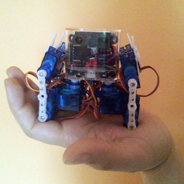 µKubik quadruped robot | Hackaday.io