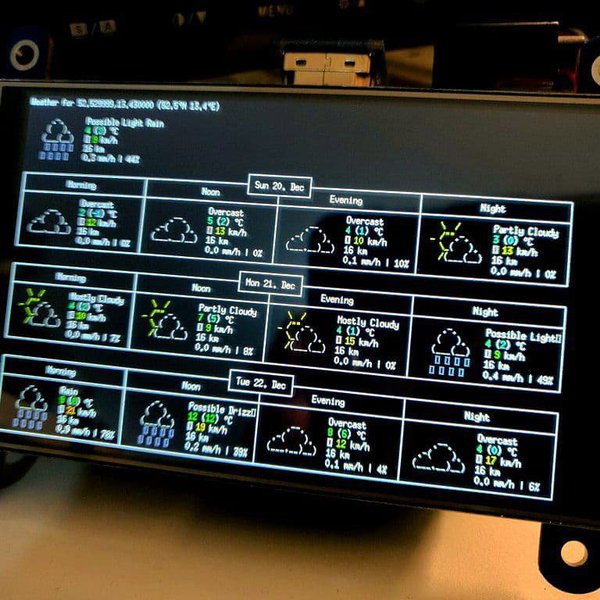 ASCII Weather Station | Hackaday.io