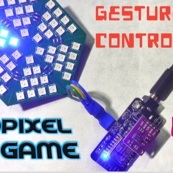 Gesture Control NeoPixel LED Game | Hackaday.io