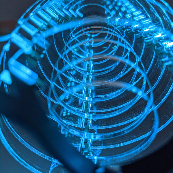 ATOMPUNK ROCKET LAMP MADE OF BARE PCBS AND LED-LIT | Hackaday.io