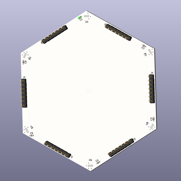 hexagonal neopixel tiles | Hackaday.io