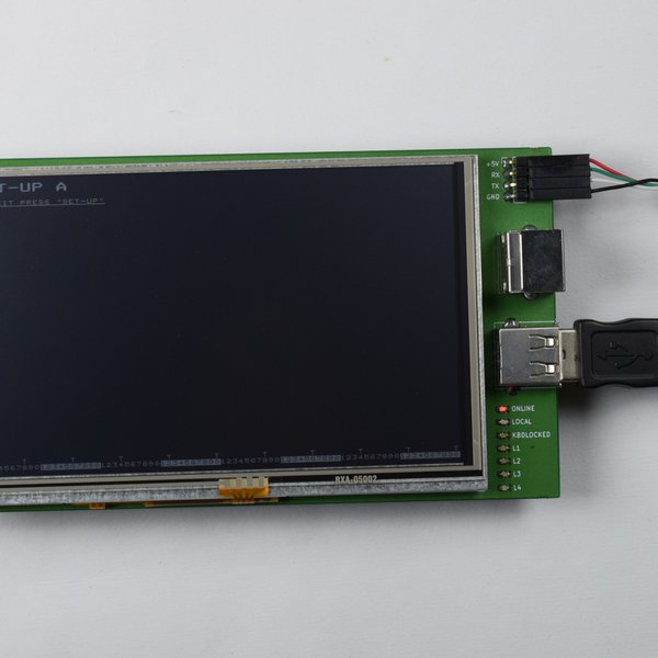 diy-VT100 - A Miniature hardware terminal | Hackaday.io