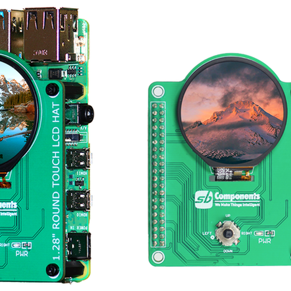 1.28" Round Touch LCD HAT for Raspberry Pi | Hackaday.io