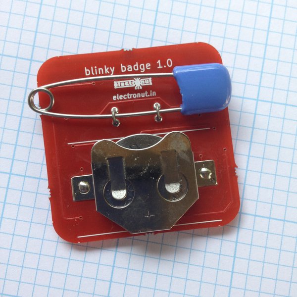 Touch Activated Blinky Badge | Hackaday.io