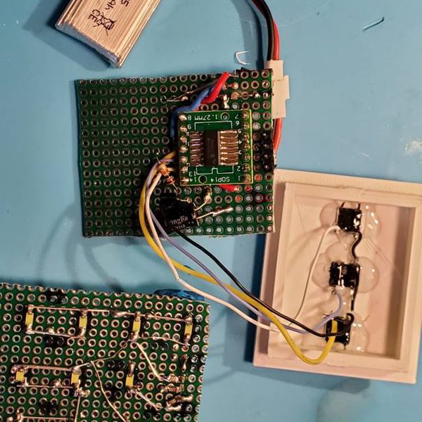 ATtiny424 Binary kitchen timer-internal clock | Hackaday.io