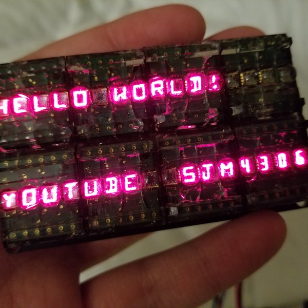 Retro Alphanumeric LED Displays + Libraries | Hackaday.io