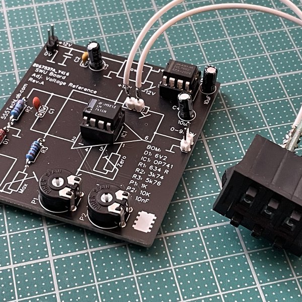 Adjustable Voltage Reference with OPAMP 741 | Hackaday.io