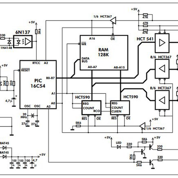 Eprom emulator from 1991 | Hackaday.io